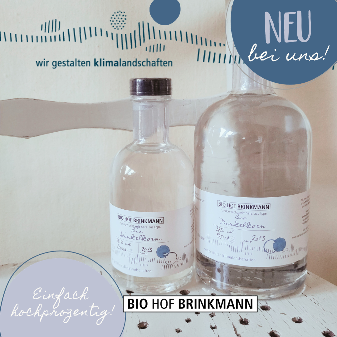 Ein hochprozentiges Geschenk: Unser Dinkelkorn. · Bio Hof Brinkmann ...